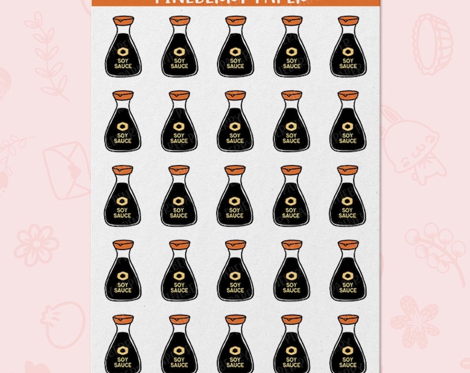 Soy Sauce Stickers | Sauce | Sushi | Food | Japanese Food | Condiment ...