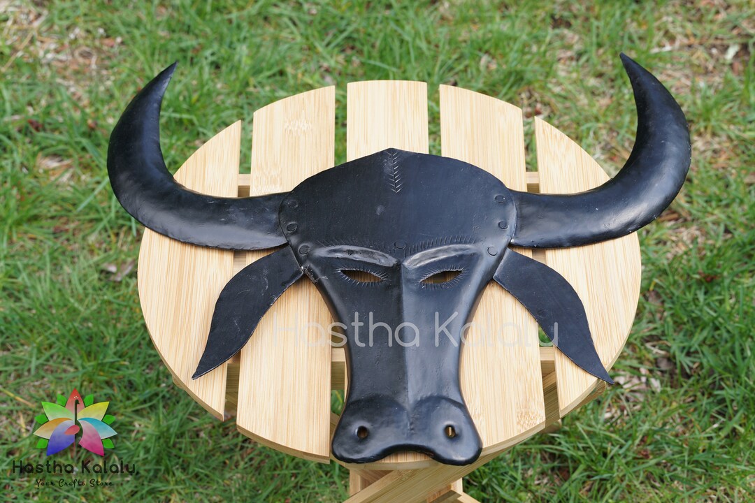 Wrought Iron Bull Mask/ Home Decor / Wall Hanging/ Christmas Gift - Etsy