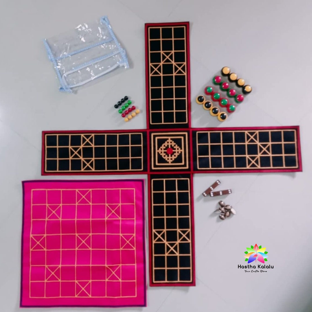 The Indian Ludo Game, Chausar Game Since Mahabaharat, Chausar, Chopat ...