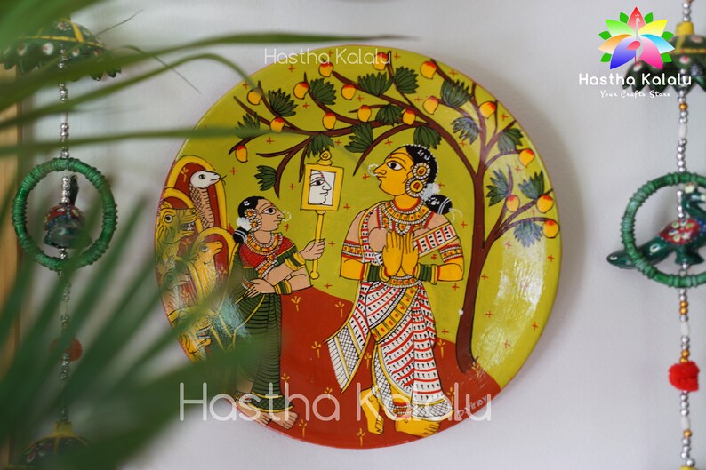 10 Handpainted Wall Hanging Melamine Made Cheriyal | Etsy