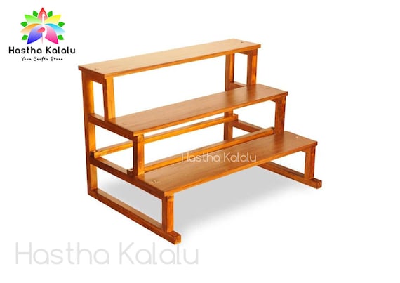 Wooden Dismantlable Three Step Golu Stand Navaratri Golu | Etsy