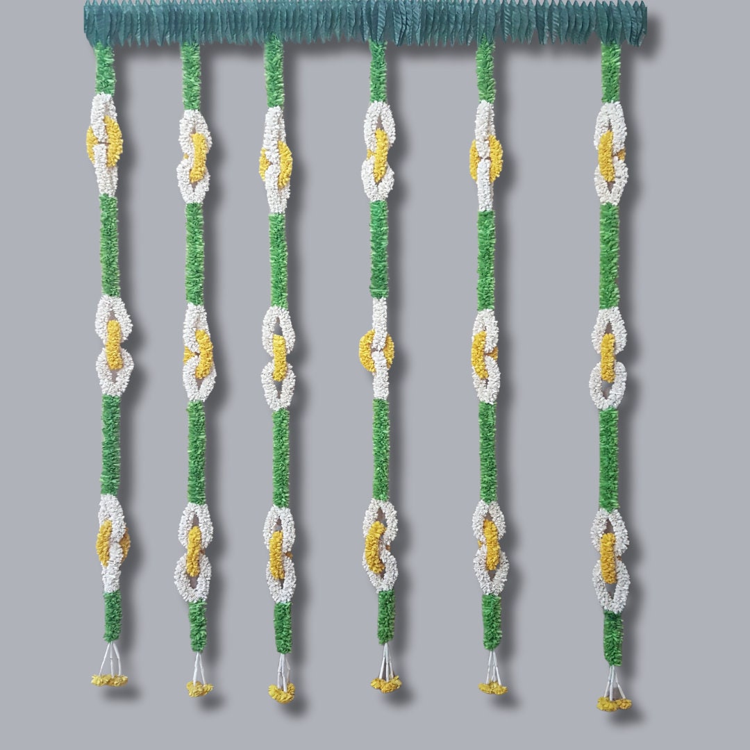 6ft. Belly Flower Garland With Chain Links for Backdrop Decoration ...