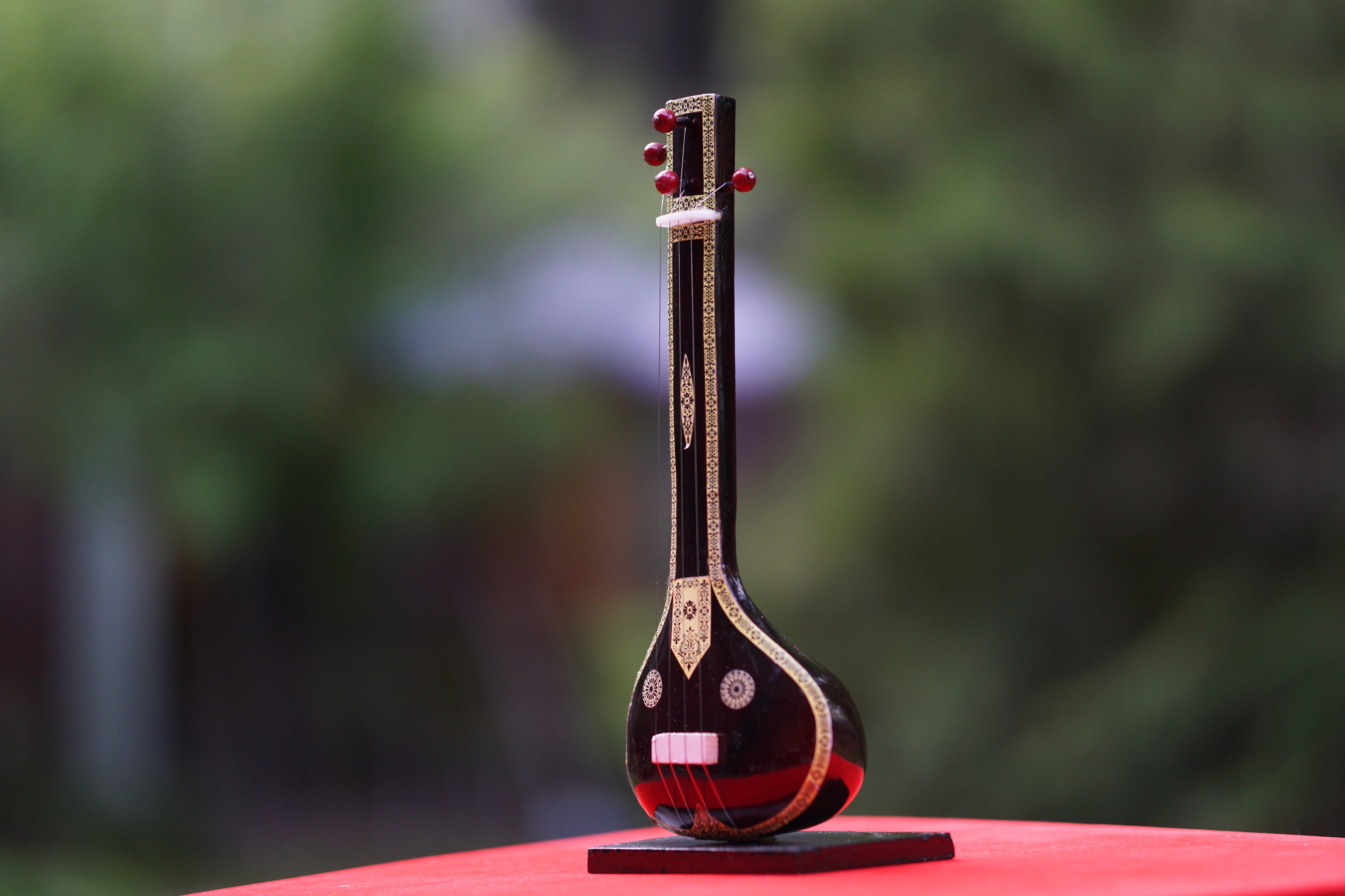 Wooden Miniature Musical Instrument Curio Tanpura/ Tambura | Etsy