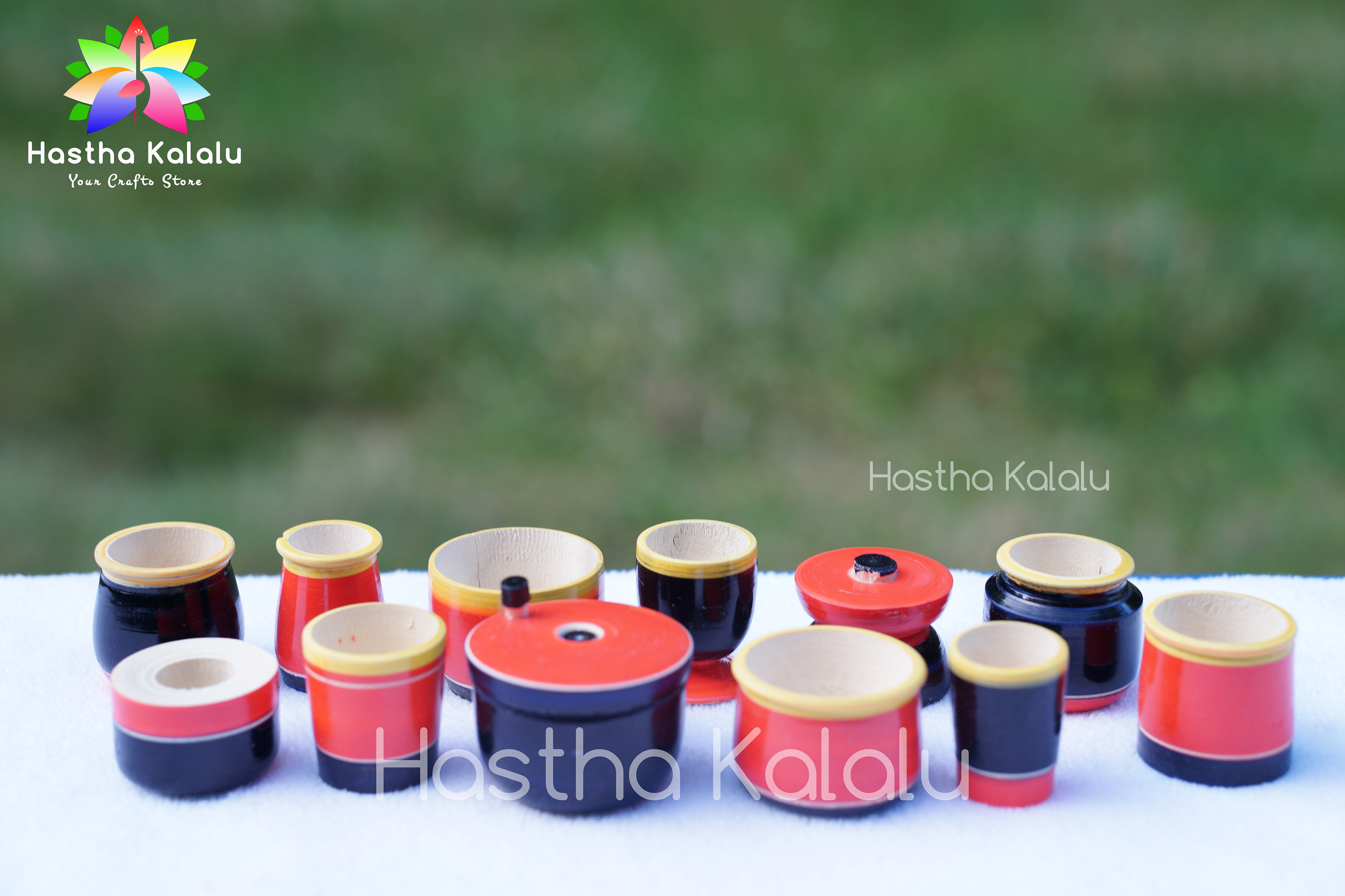 Handcrafted Wooden Kids Kitchen Utensil Toys / Navaratri | Etsy