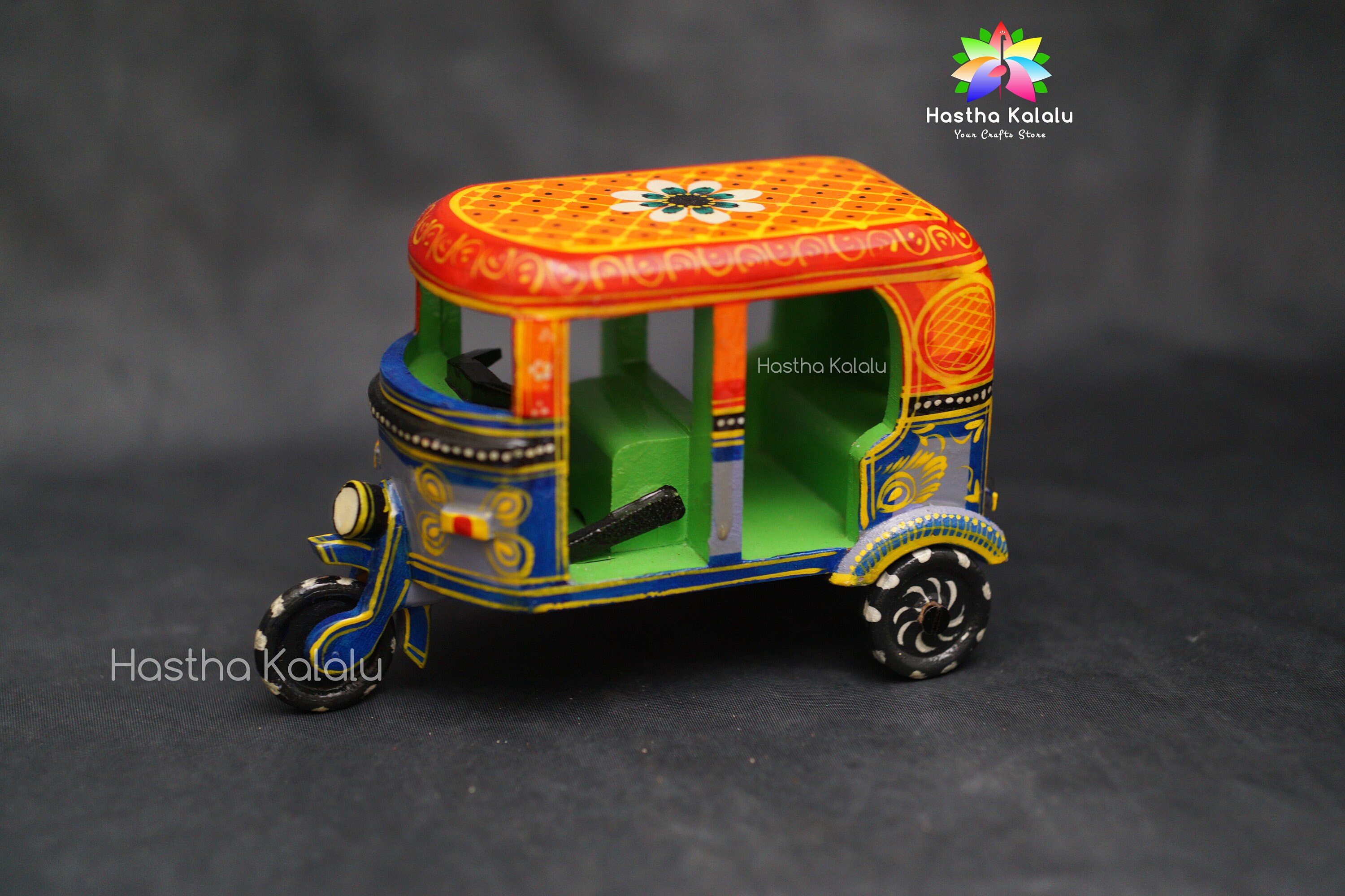 Handcrafted Eco-friendly Auto Rikshaw Miniature Toy Indian | Etsy