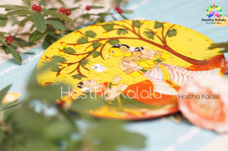 10 Handpainted Wall Hanging Melamine Made Cheriyal | Etsy
