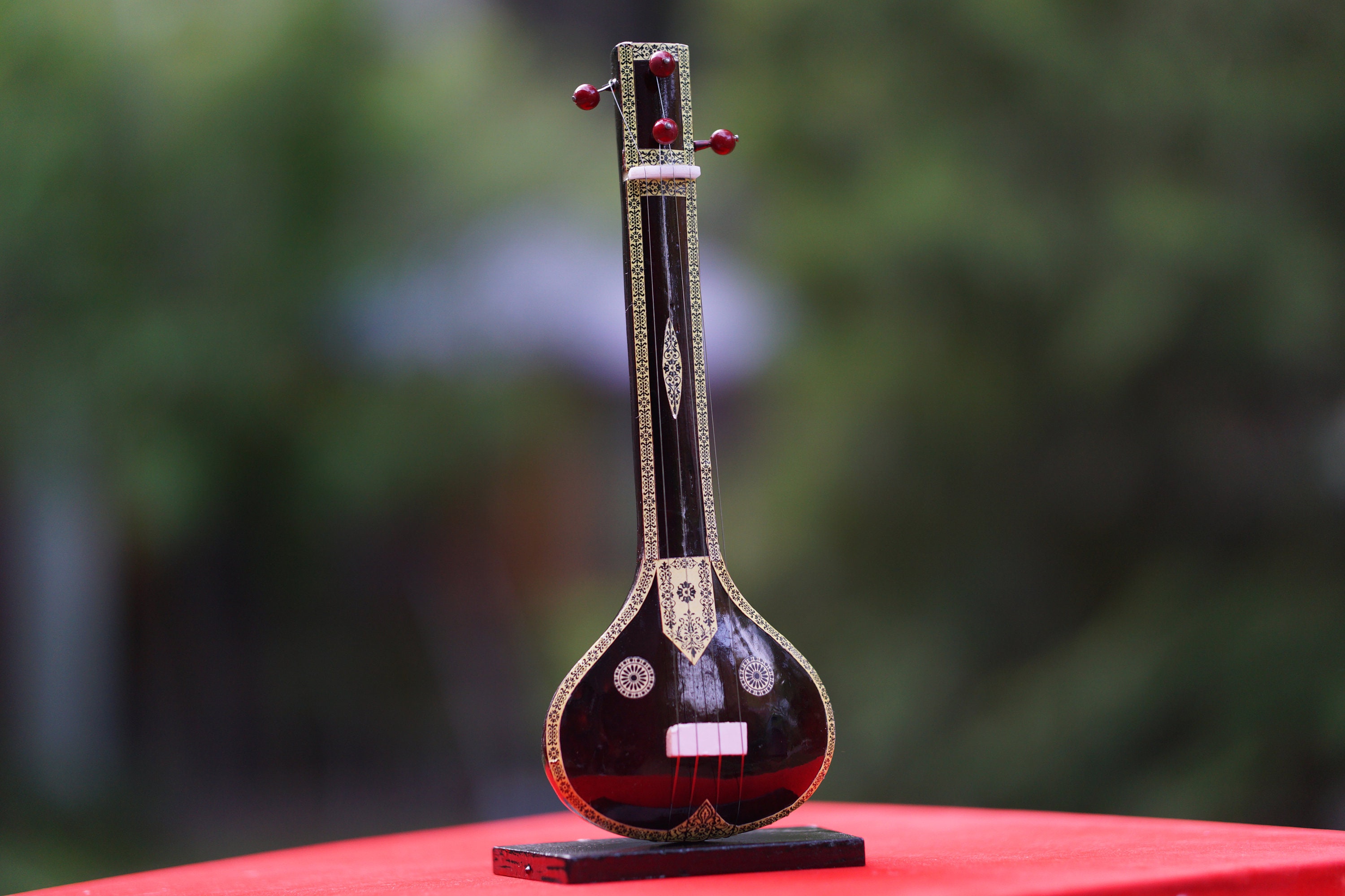 Wooden Miniature Musical Instrument Curio Tanpura/ Tambura | Etsy