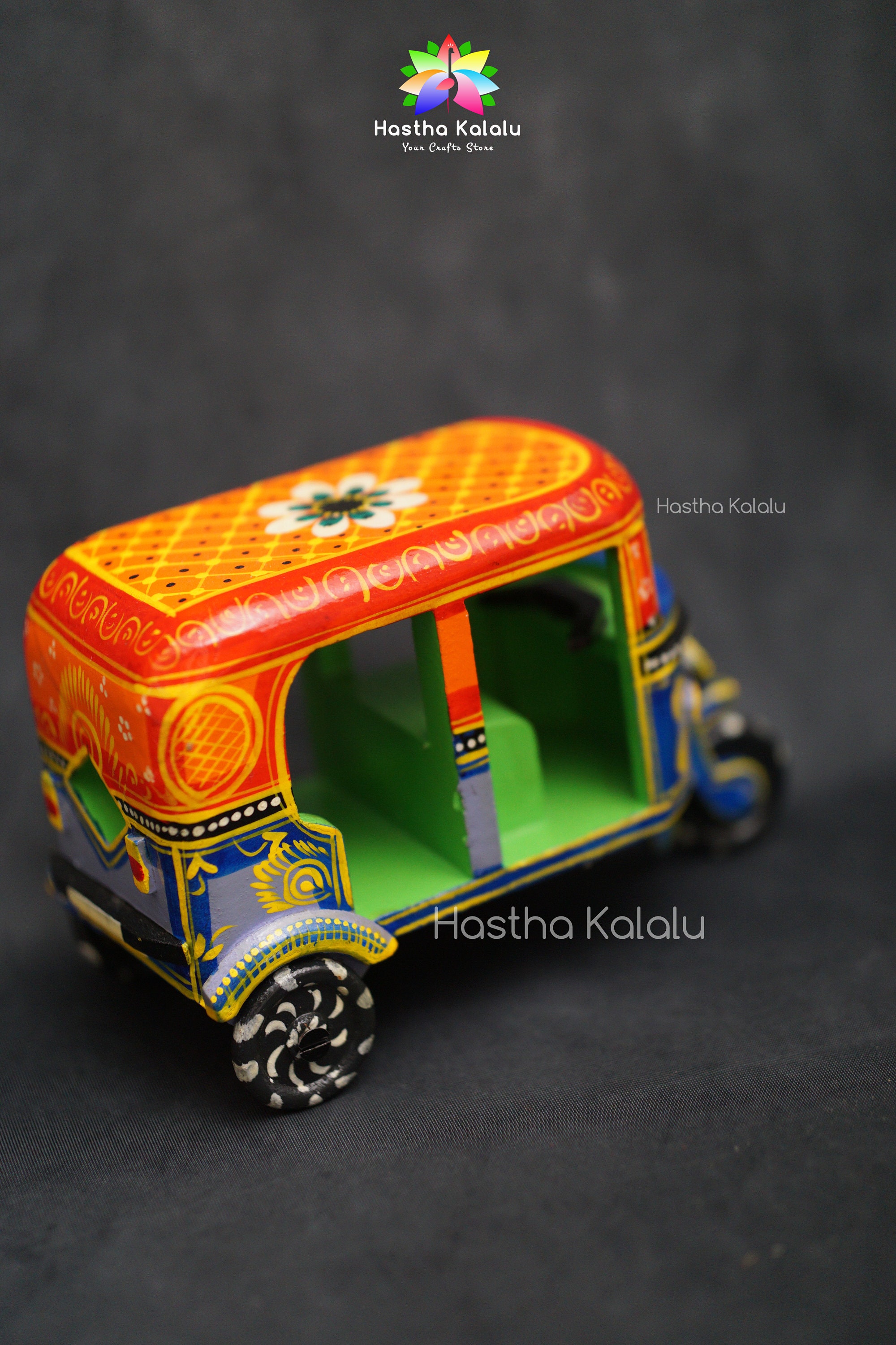 Handcrafted Eco-friendly Auto Rikshaw Miniature Toy Indian | Etsy