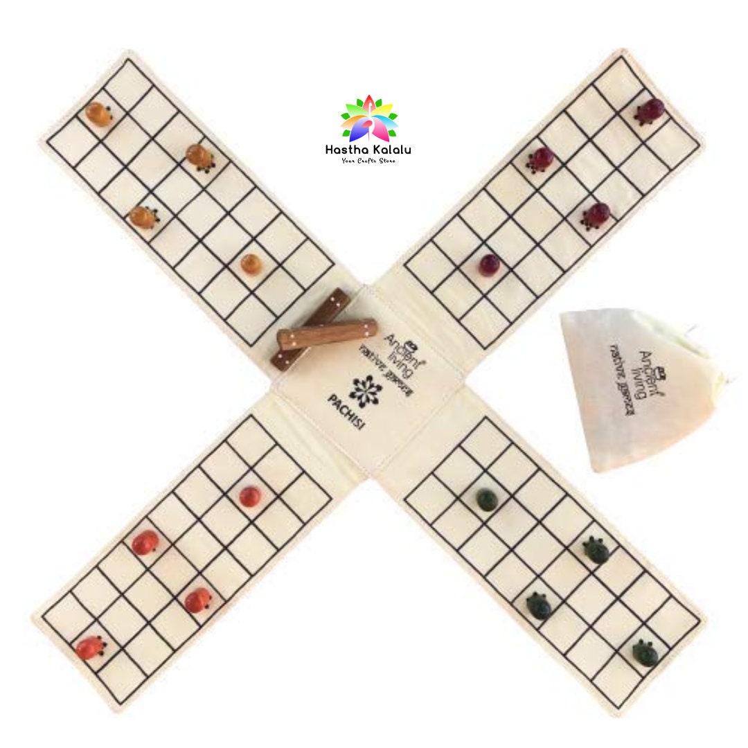 Pachisi Ludo Indian Ludo Chausar Pagade Thayam Chaupar Sokkattan Aksha ...