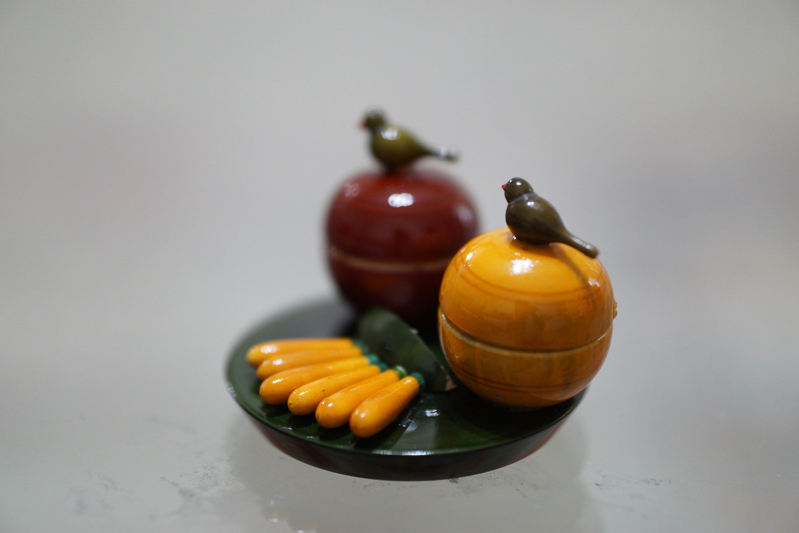 Wooden Handcraft Utility Container Turmeric and Saffron/ | Etsy