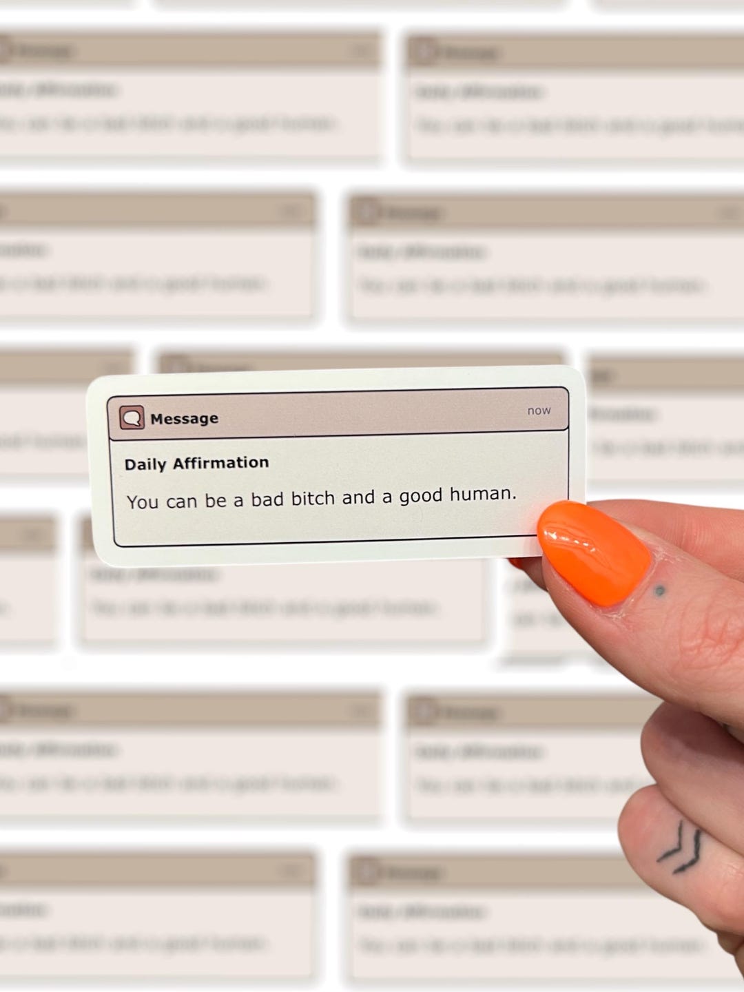 Daily Affirmation Sticker | Bookish Sticker | Stickers | Book Lover ...