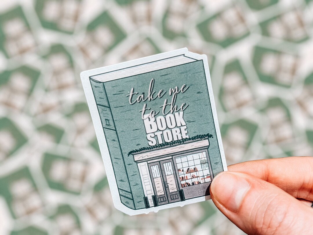 Bookstore Sticker | Glossy Bookish Decal for Kindle, Laptop & Journal ...