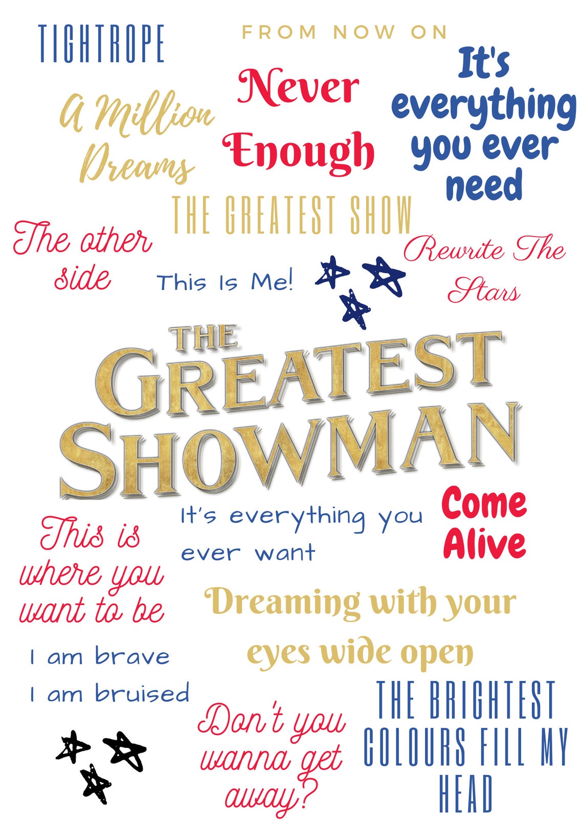 The Greatest Showman Digital Print - Etsy