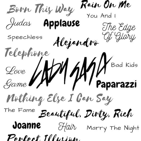 Lady Gaga - Etsy