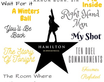 Inspired by the Music of Hamilton Printable Print 8x10 - Etsy