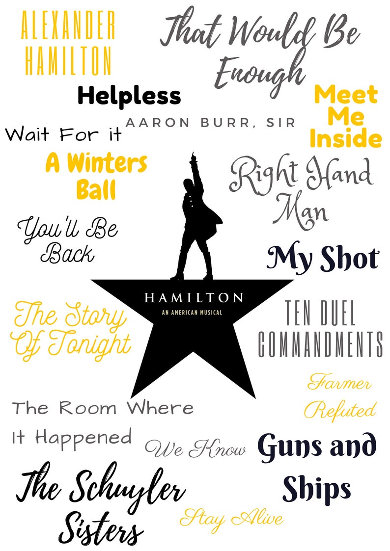 Hamilton Print - Etsy