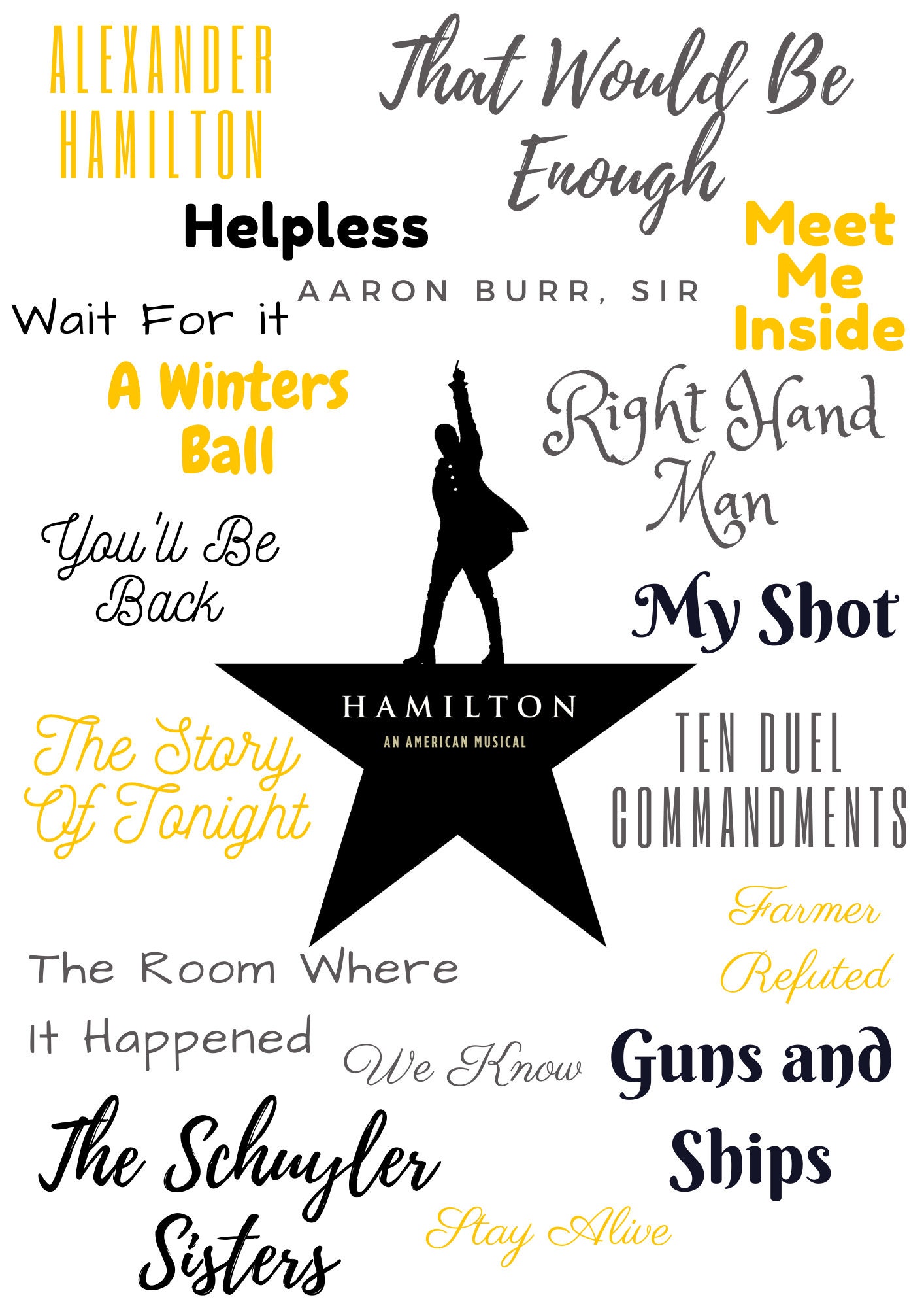 Hamilton Print - Etsy