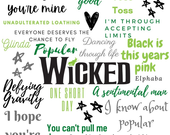 Wicked Musical Print - Etsy