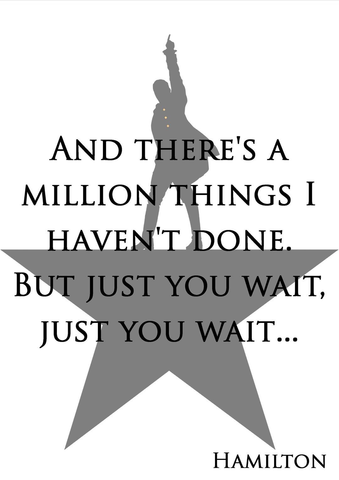 Hamilton Quote Print - Etsy