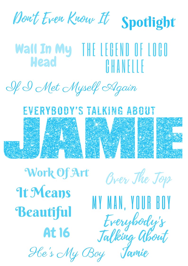 Everybody's Talking About Jamie Print - Etsy