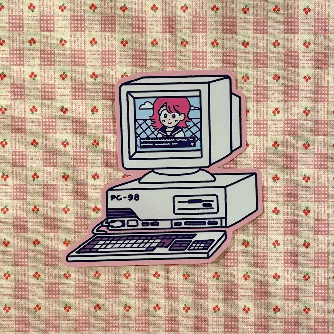 Original - PC-98 Visual Novel Sticker - Etsy