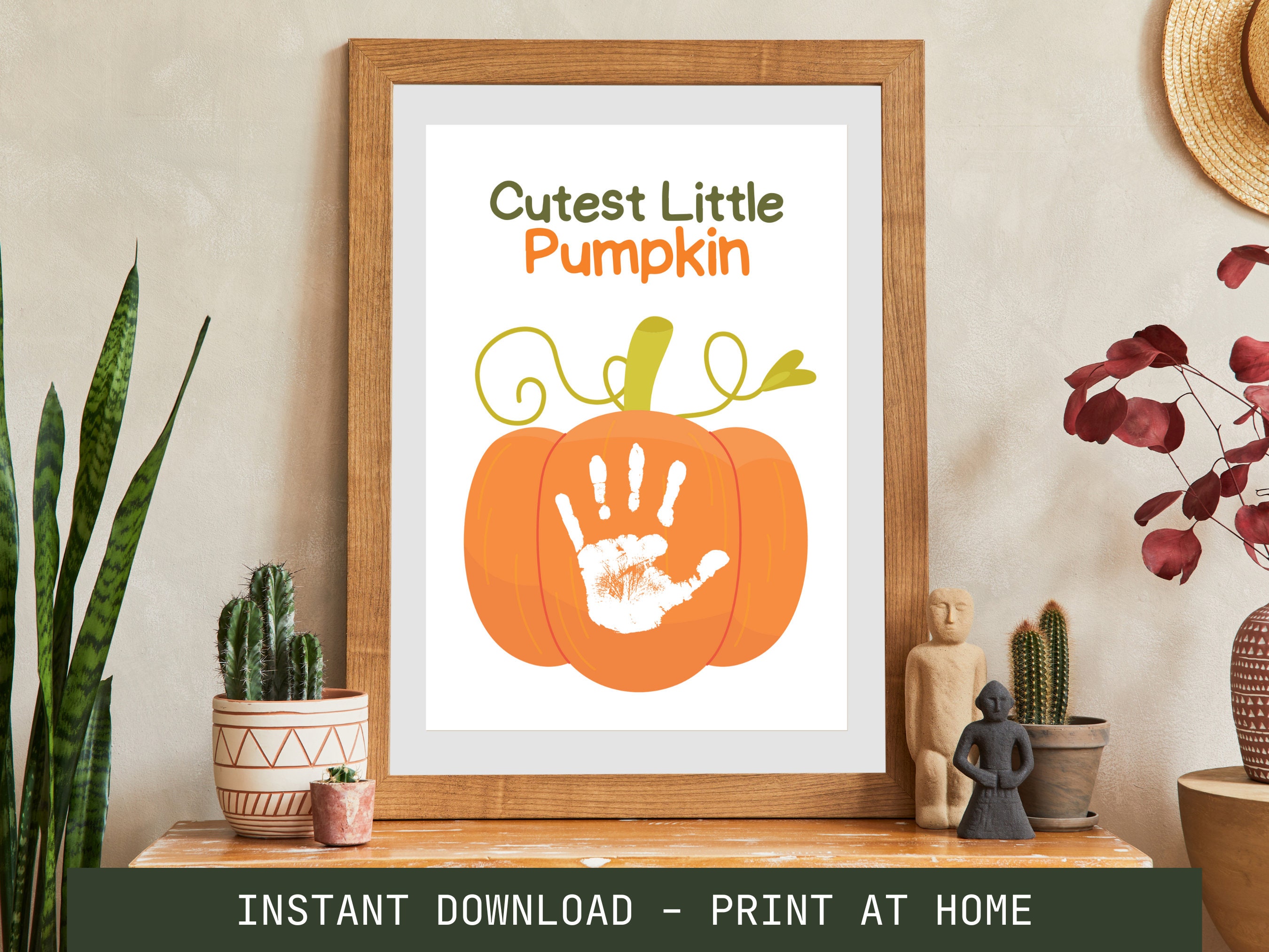 Fall Handprint Craft | Fall Craft for Kids | Autumn Craft | Footprint ...
