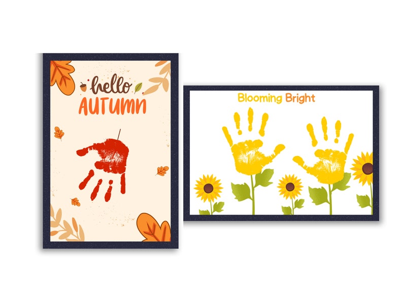Fall Handprint Craft | Fall Craft for Kids | Autumn Craft | Footprint ...