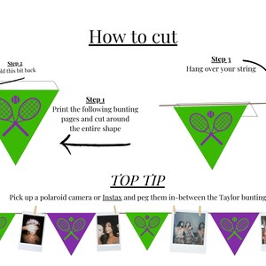 Tennis-themed Party Bundle Pack | Printable Tennis Bunting, Tennis ...