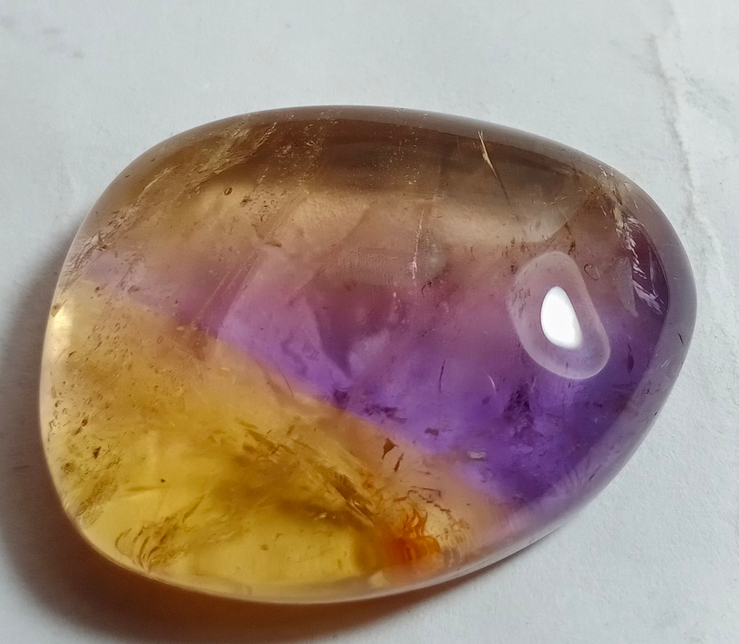 Natural Ametrine Gemstone. Bio Color Ametrine. . Purple | Etsy