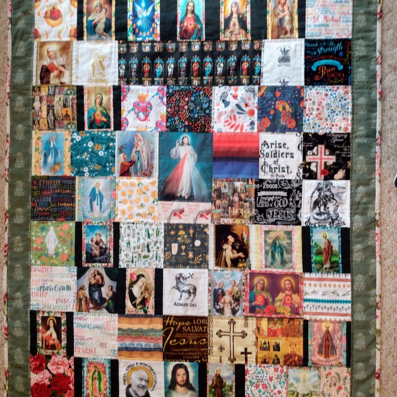 Religious Quilt - Etsy