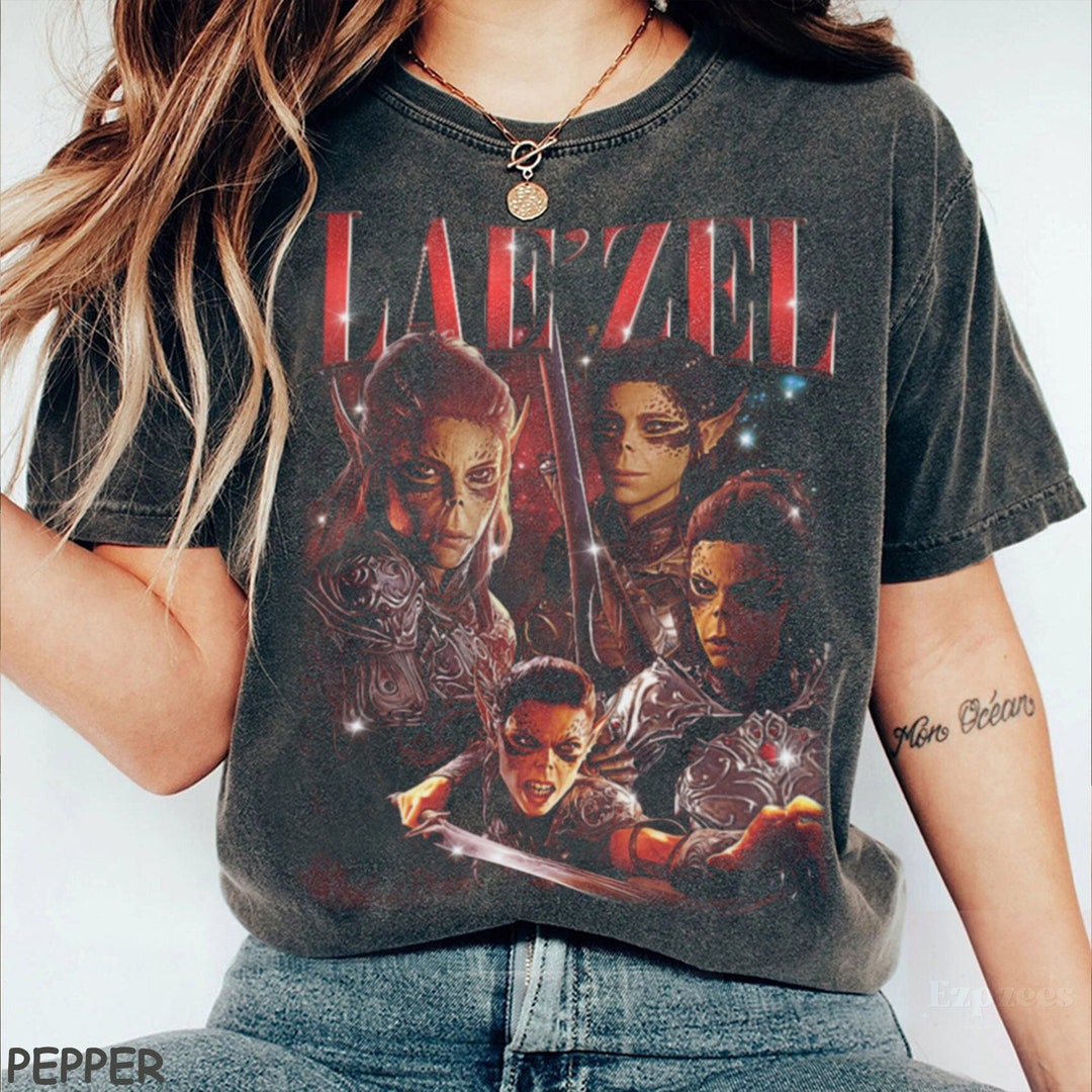 Limited Lae'zel Vintage Tshirt, Gift for Woman and Man Unisex Comfort ...