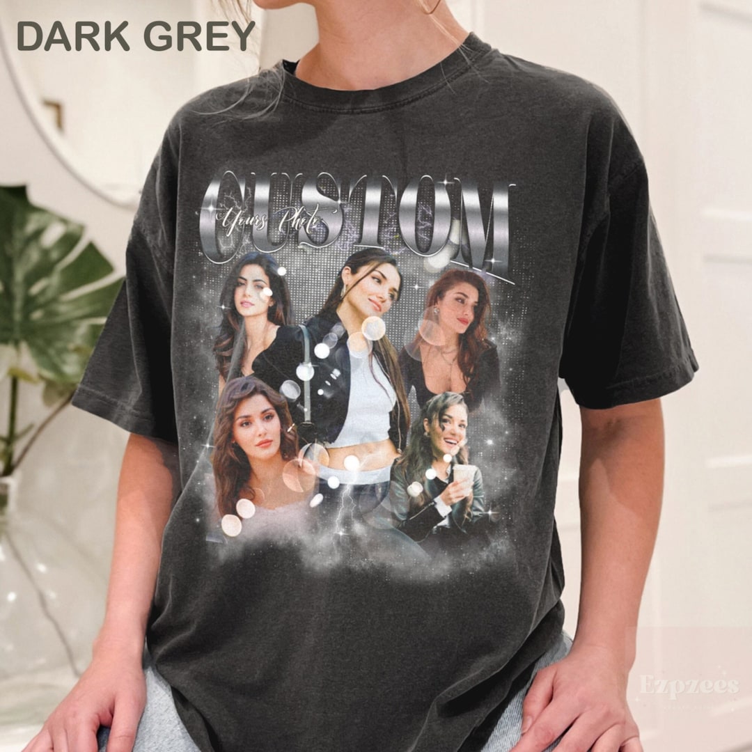 Custom Bootleg Rap Tee, Custom Photo Vintage Graphic 90s Tshirt, Custom ...