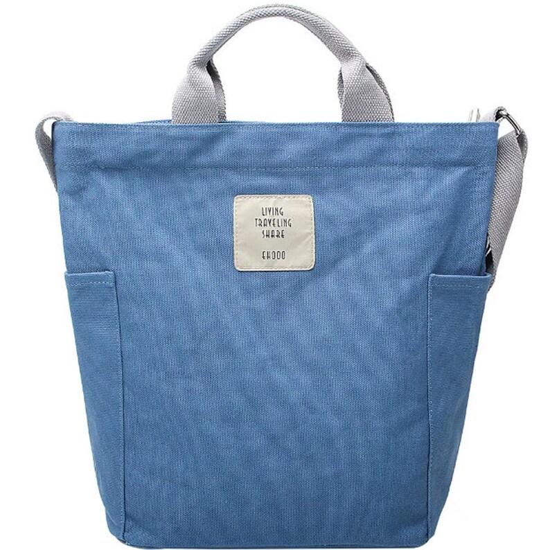 Canvas School Bag Crossbody Bag Canvas Tote Bag Cotton Eco - Etsy