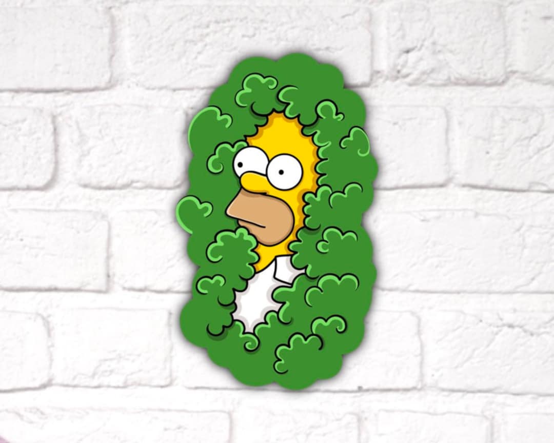 Awkward Homer Gif Meme Sticker, Simpsons Vinyl Sticker Decal - Etsy.de