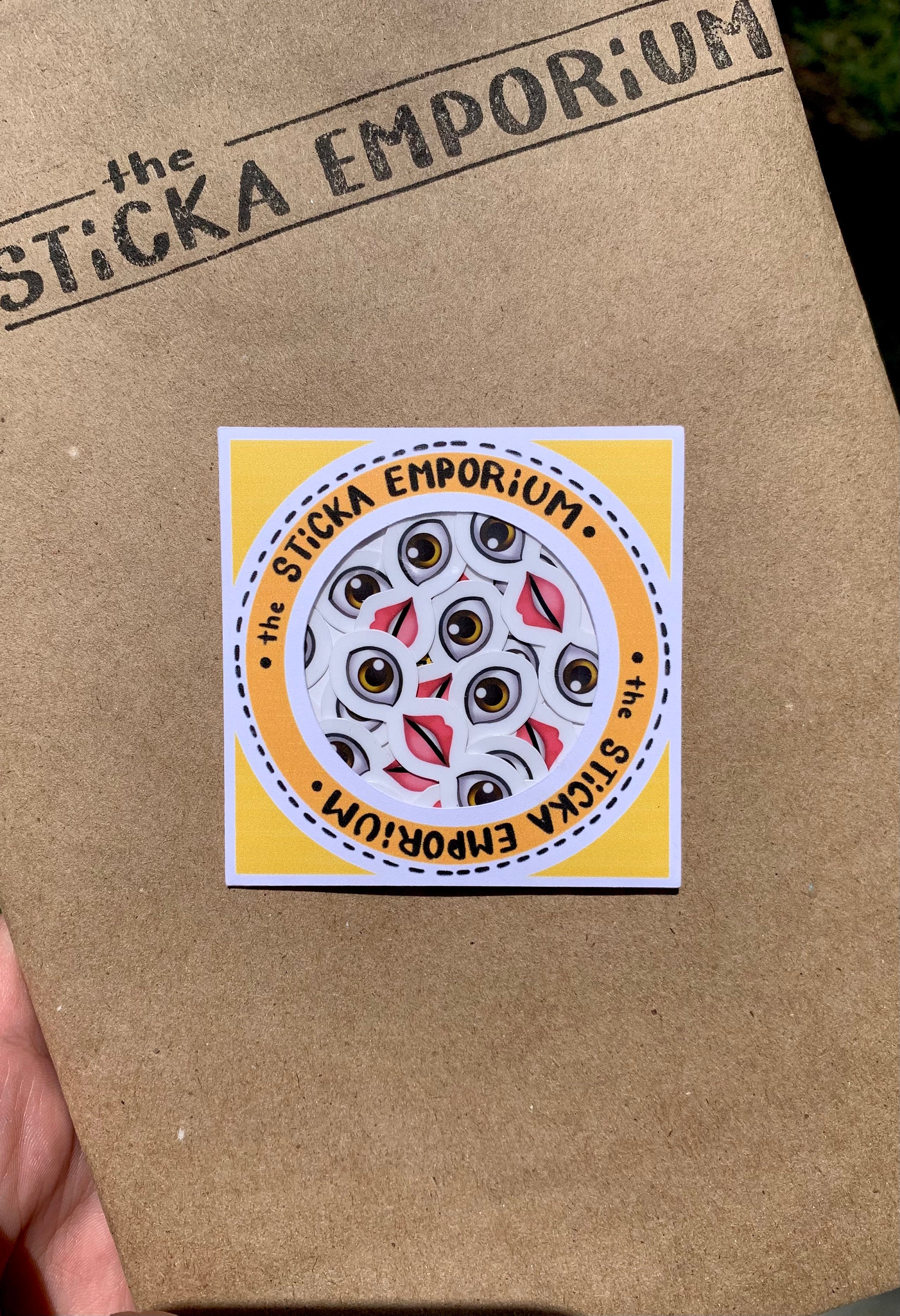 Meme Eye Mouth Eye Vinyl Emoji Stickers Emoji Sticker Pack | Etsy