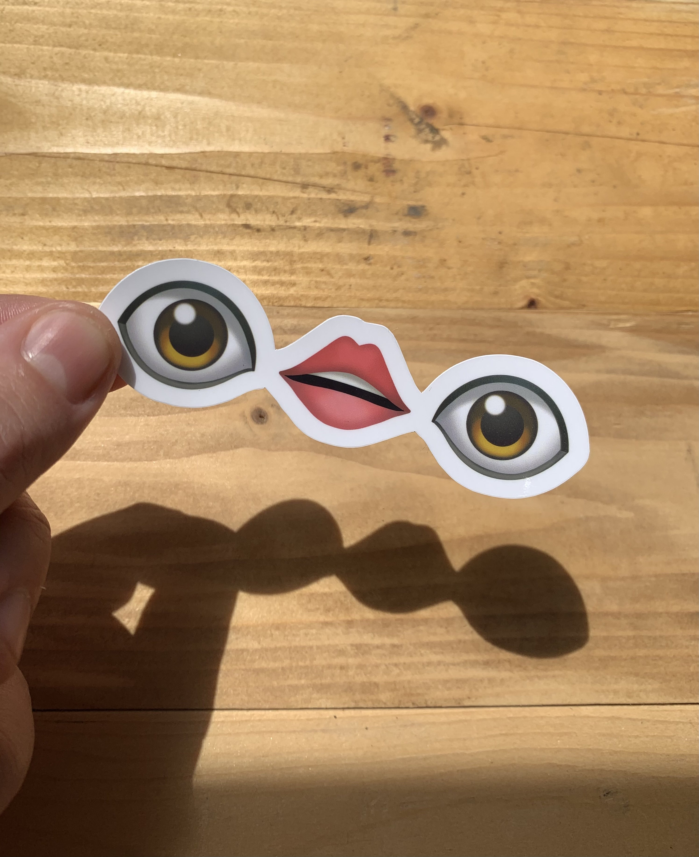 Meme Eye Mouth Eye Vinyl Emoji Stickers Emoji Sticker Pack | Etsy