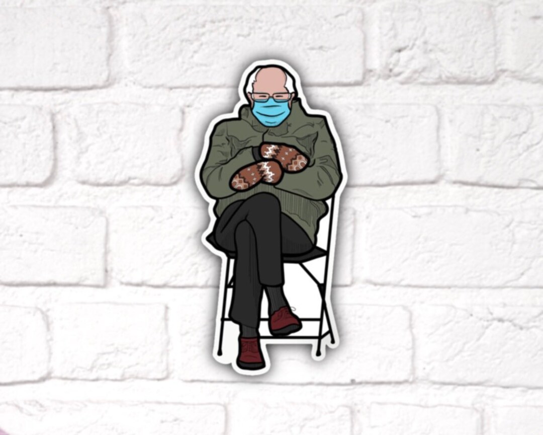 Bernie Sanders 2020 Inauguration Meme Vinyl Sticker - Etsy