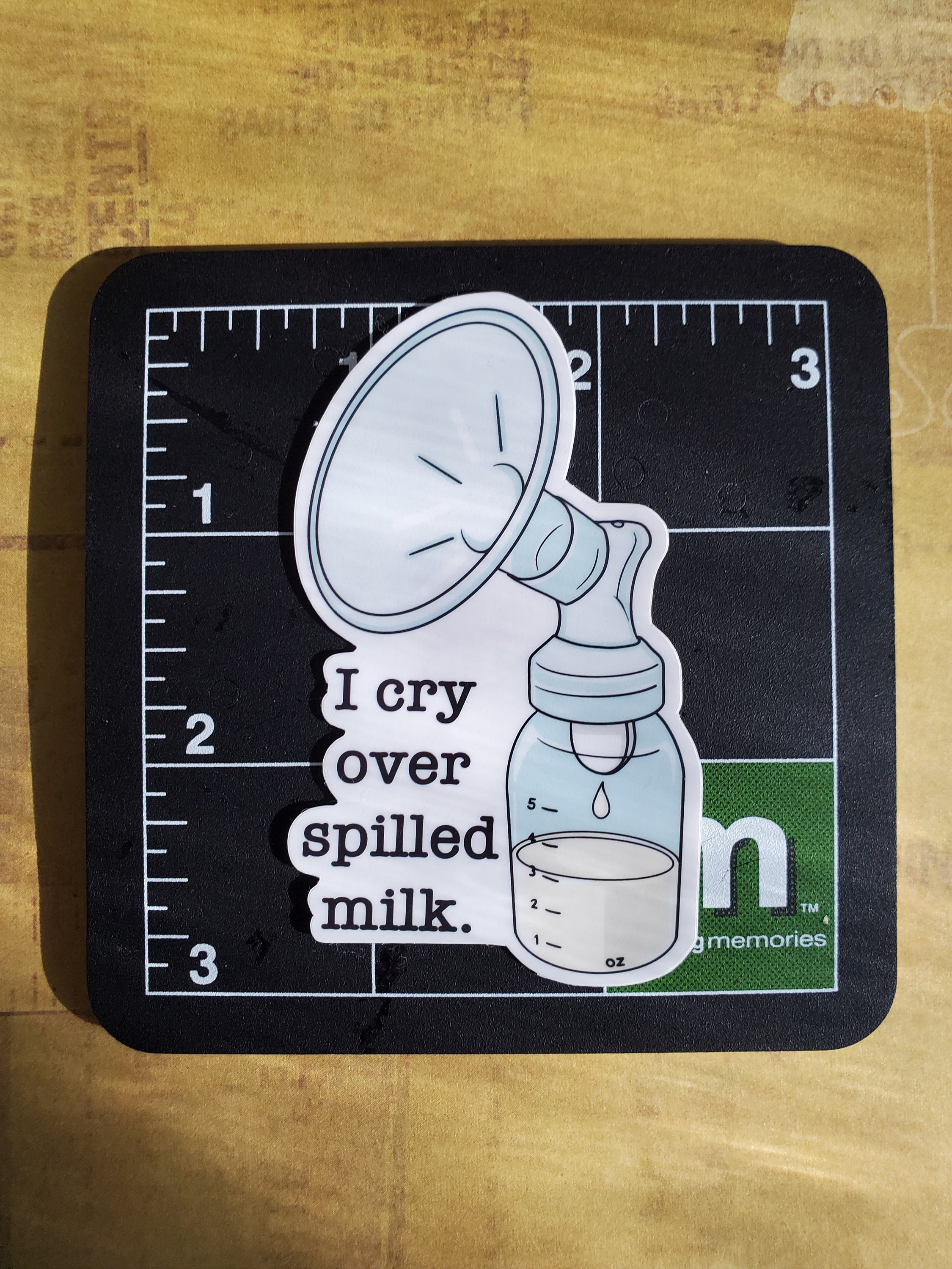 Breastfeeding Spilled Milk Meme Die Cut Stickers | Etsy