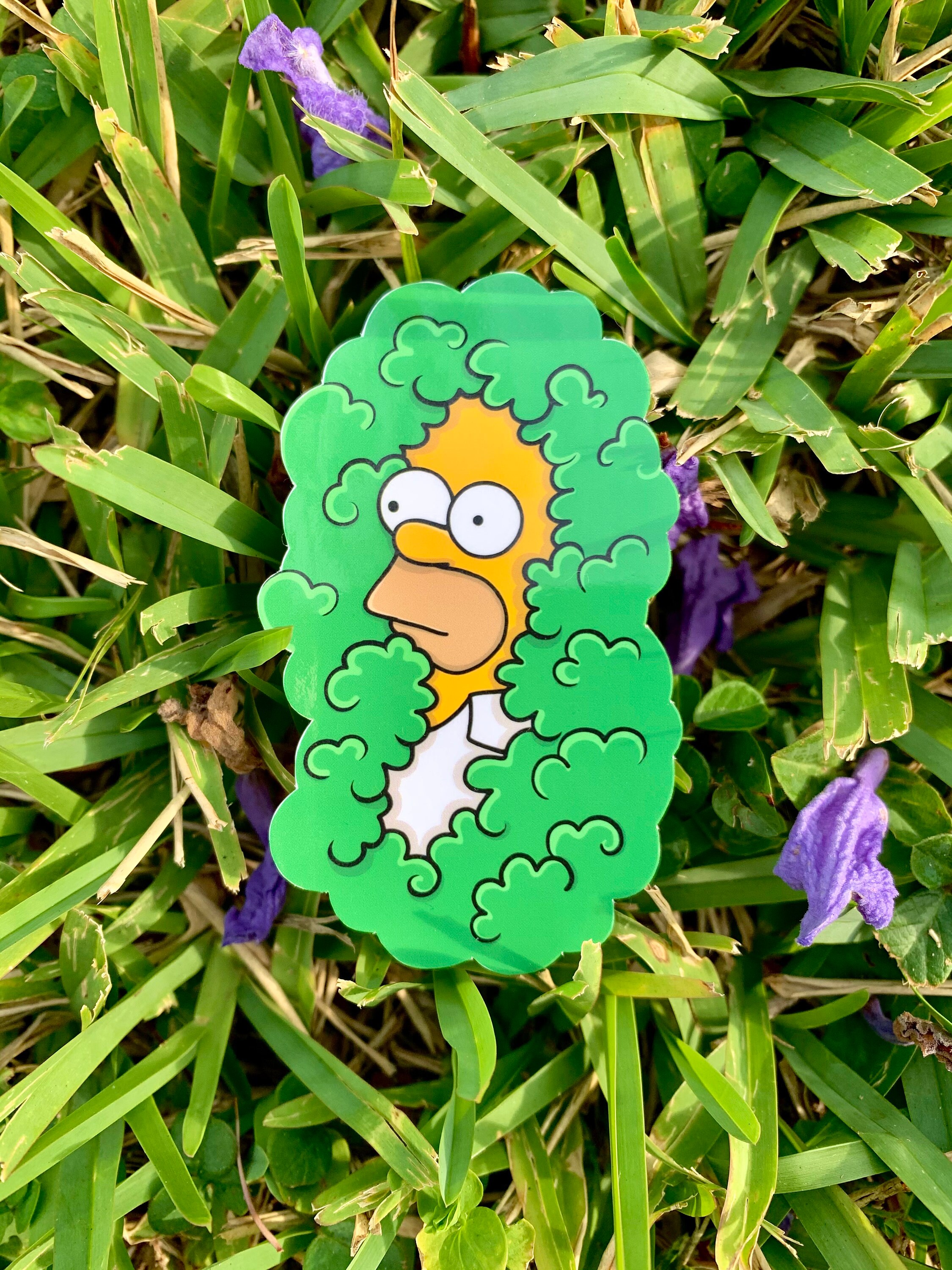 Awkward Homer Gif Meme Sticker Simpsons Vinyl Sticker Decal - Etsy