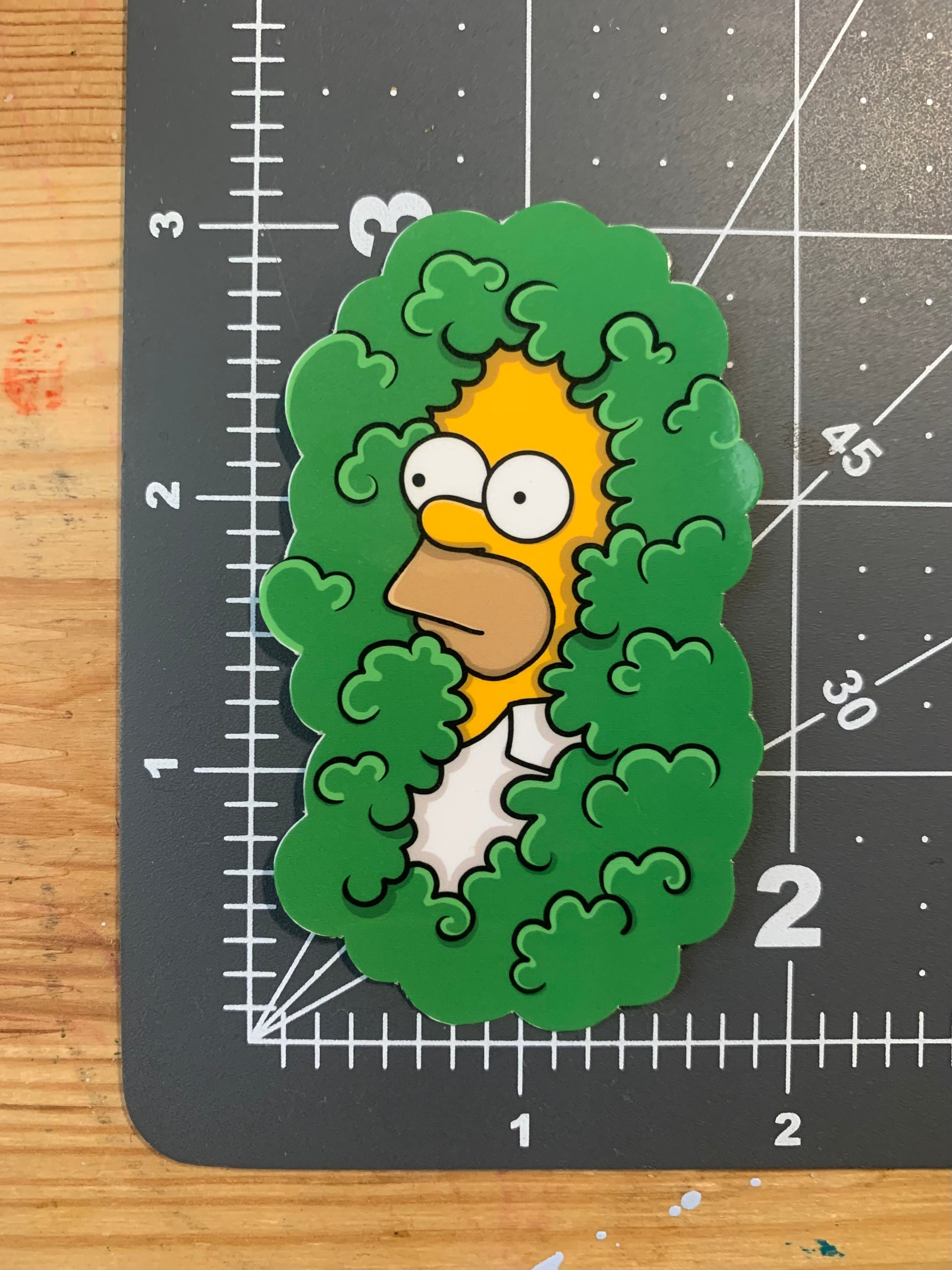 Awkward Homer Gif Meme Sticker Simpsons Vinyl Sticker Decal - Etsy