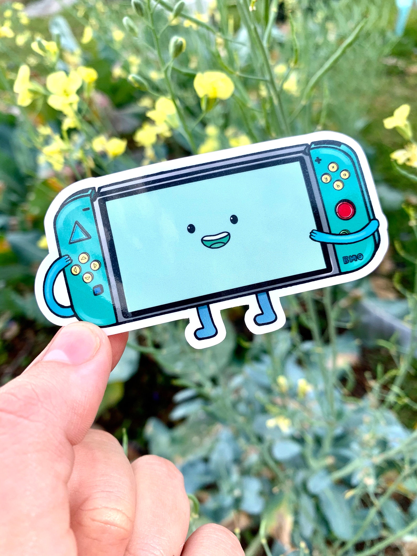 Adventure Time BMO Nintendo Switch Custom Vinyl Stickers, Finn and Jake ...