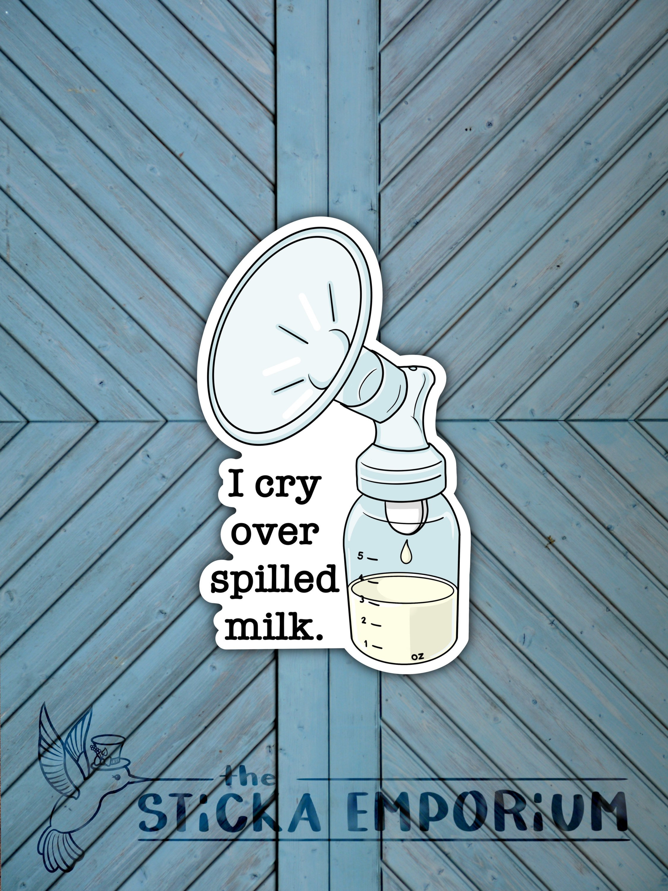 Breastfeeding Spilled Milk Meme Die Cut Stickers | Etsy