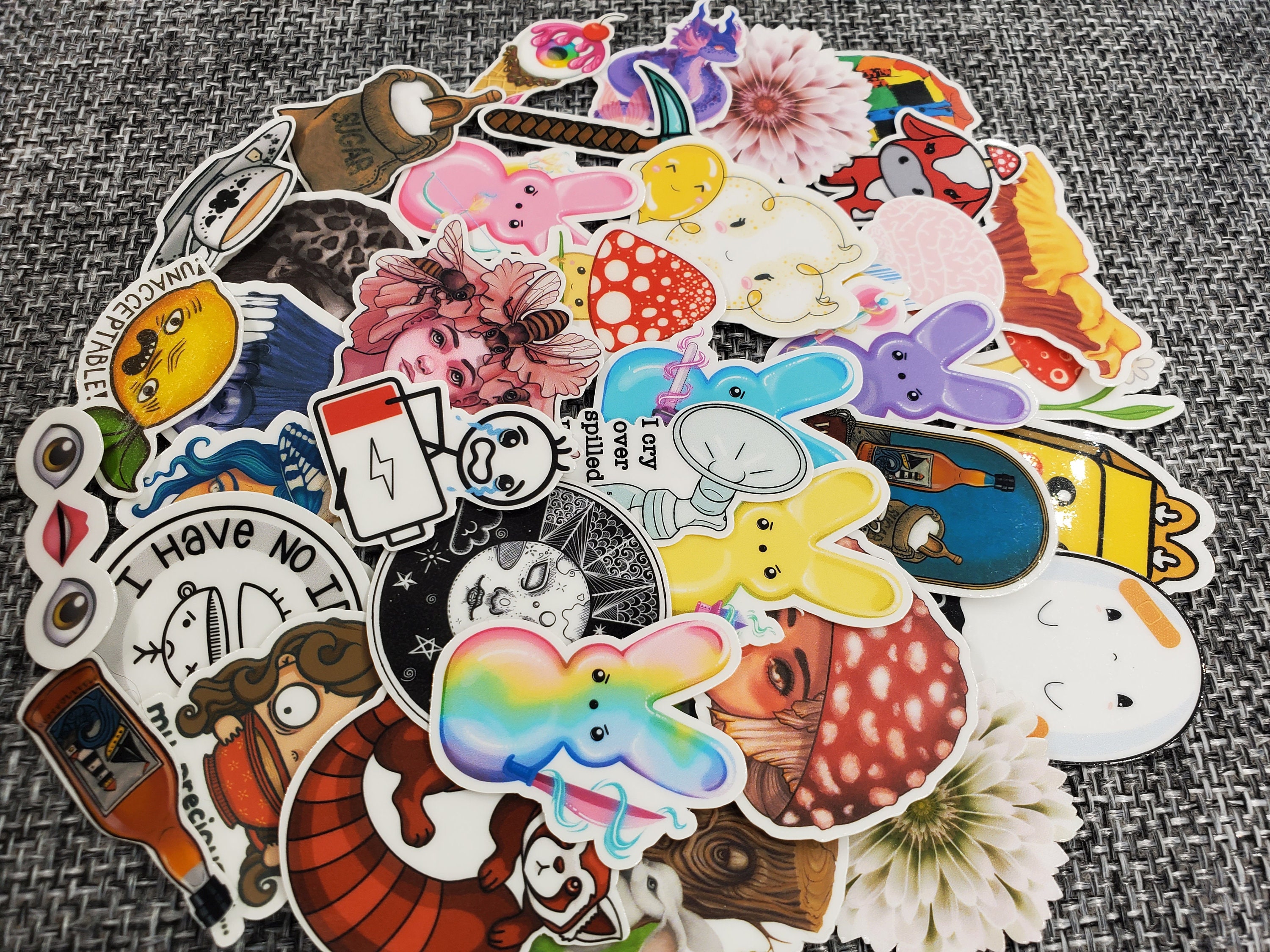Mystery Pack of Mini Vinyl Stickers - Etsy