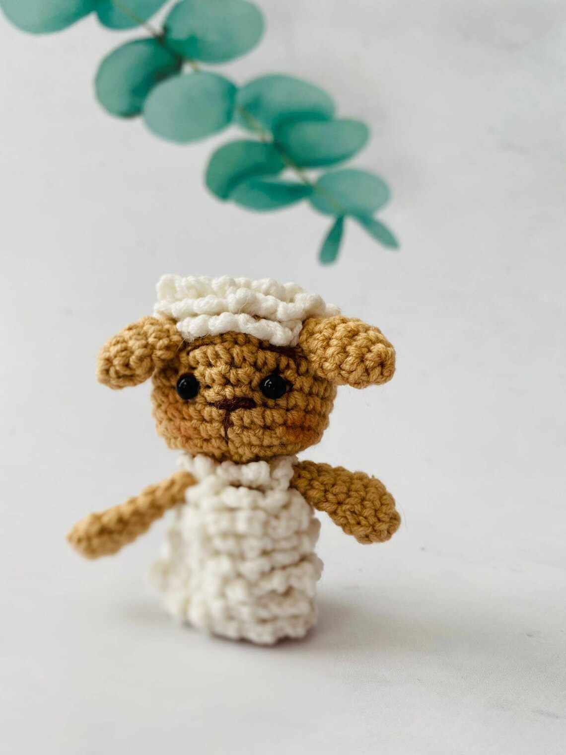 Animal Finger Puppets Organic Cotton Hand-knit Eco Friendly Finger ...