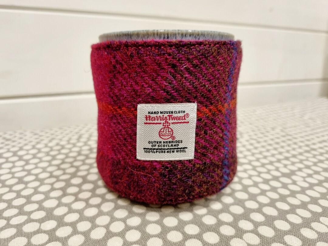 Harris Tweed Cup Cosy, Left Handed Coffee Warmer - Etsy