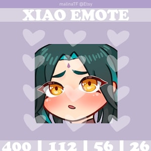 Xiao Emote (genshin Impact) Twitch, Discord, Youtube Etc. - Etsy