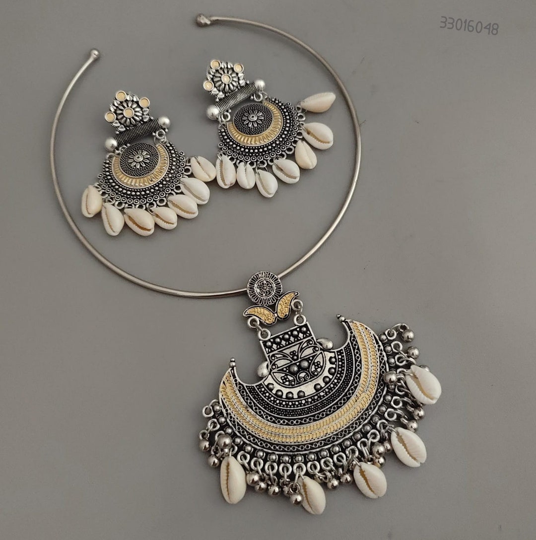 New Arrival Shell Hasli Choker, Afghani Jewlery, Handmade, Ethnic ...