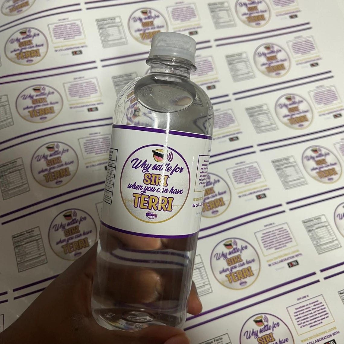 Custom Water Bottle Lables, Mini Water Bottle Labels - Etsy