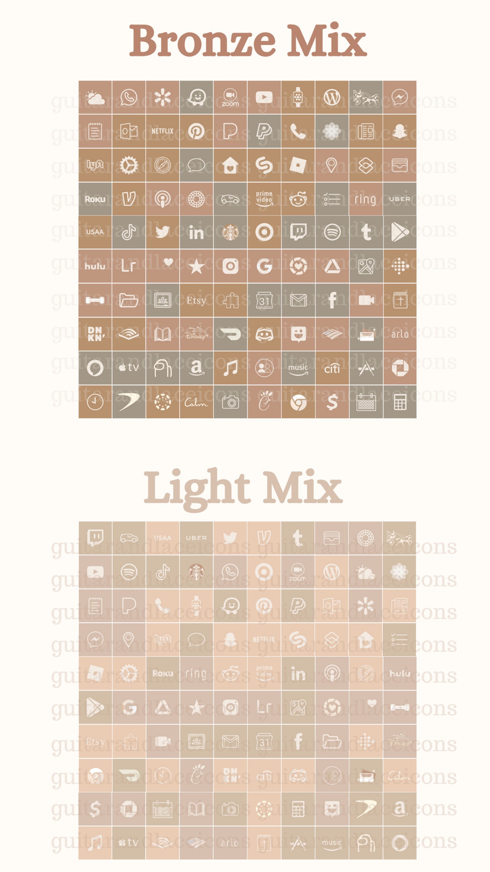 Warm Boho Aesthetic App Icons + Widgets | iPhone Apps | Android Apps ...