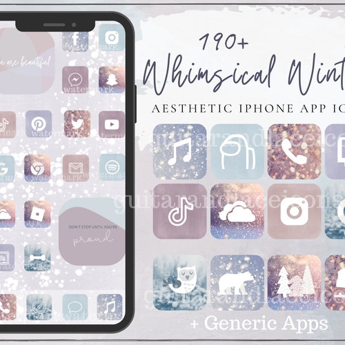 Warm Boho Aesthetic App Icons Widgets Iphone Apps | Etsy